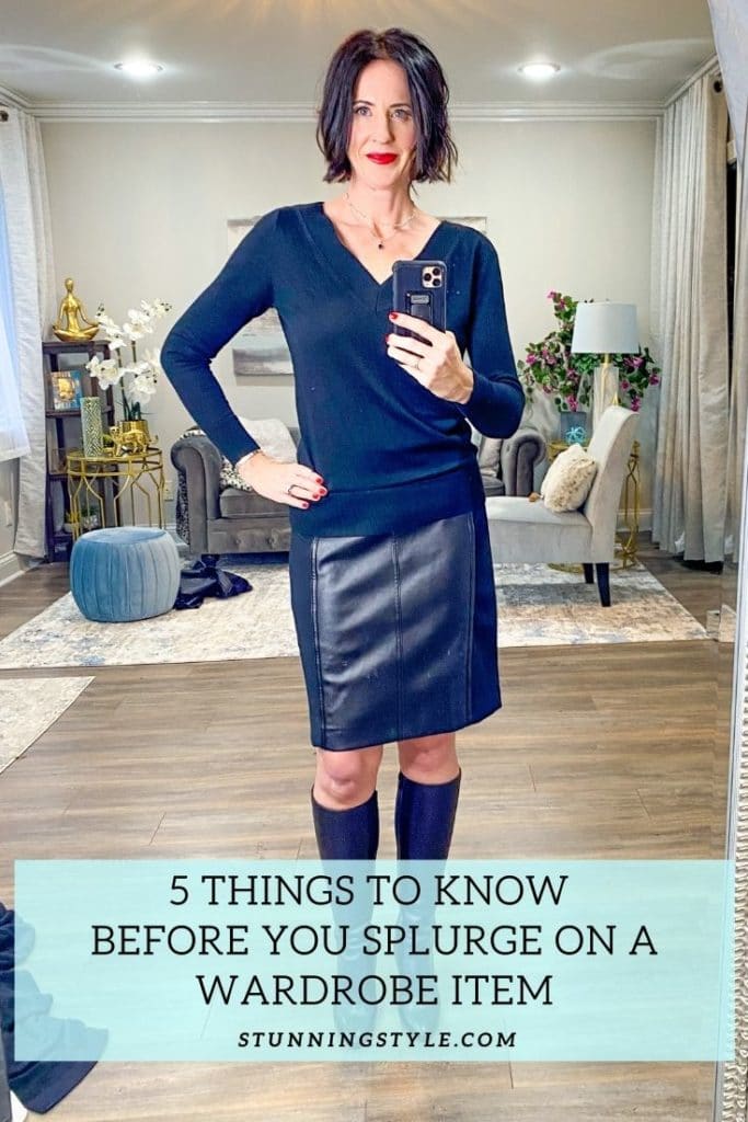 5 Things to Know Before You Splurge on a Wardrobe Item - Stunning Style