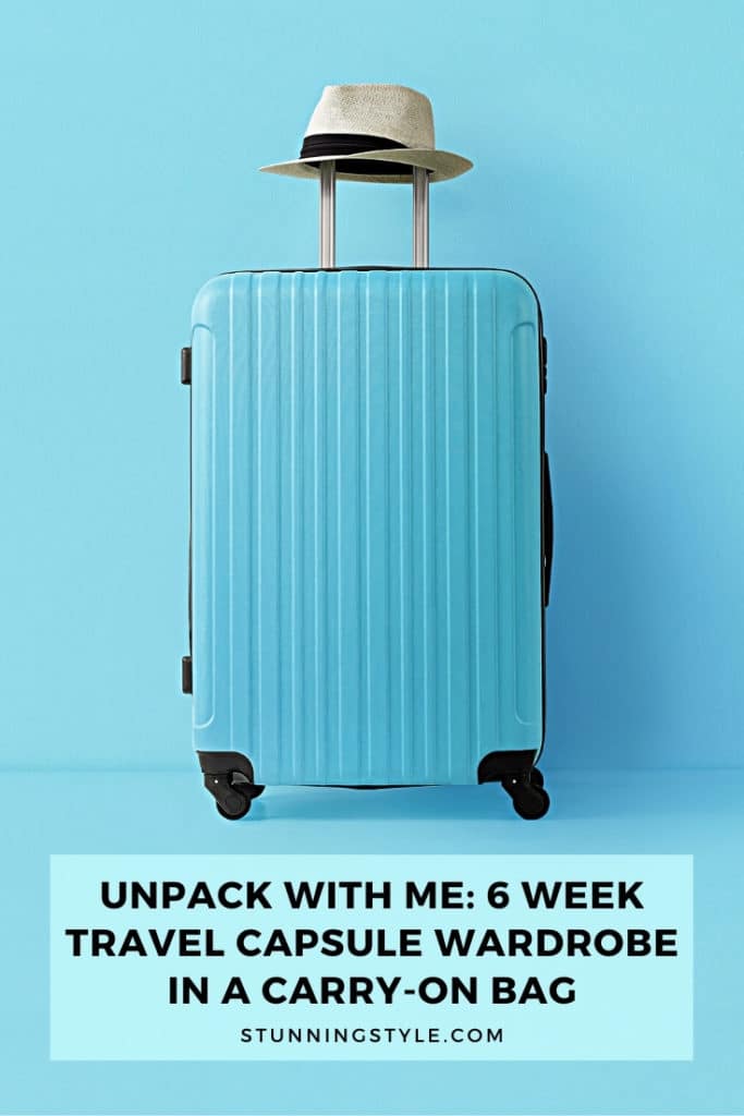Unpack With Me: 6 Week Travel Capsule Wardrobe in a Carry-On Bag ...